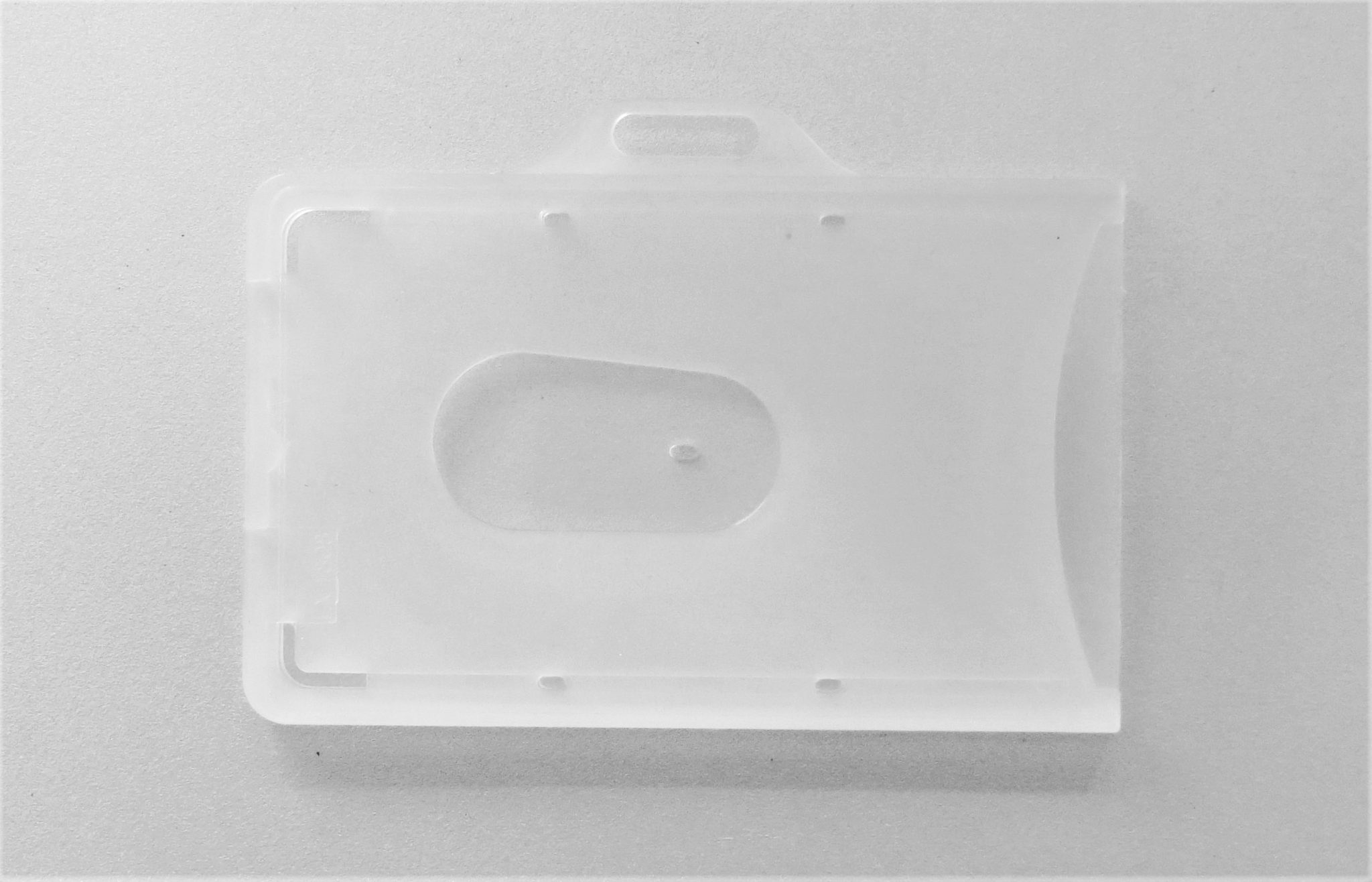Clear Flexible Plastic Card Holder Landscape - Allcard Services NZ
